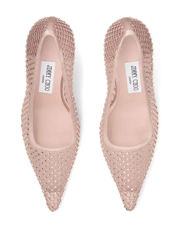 JIMMY CHOO 95mm Ixia Pumps - Pink