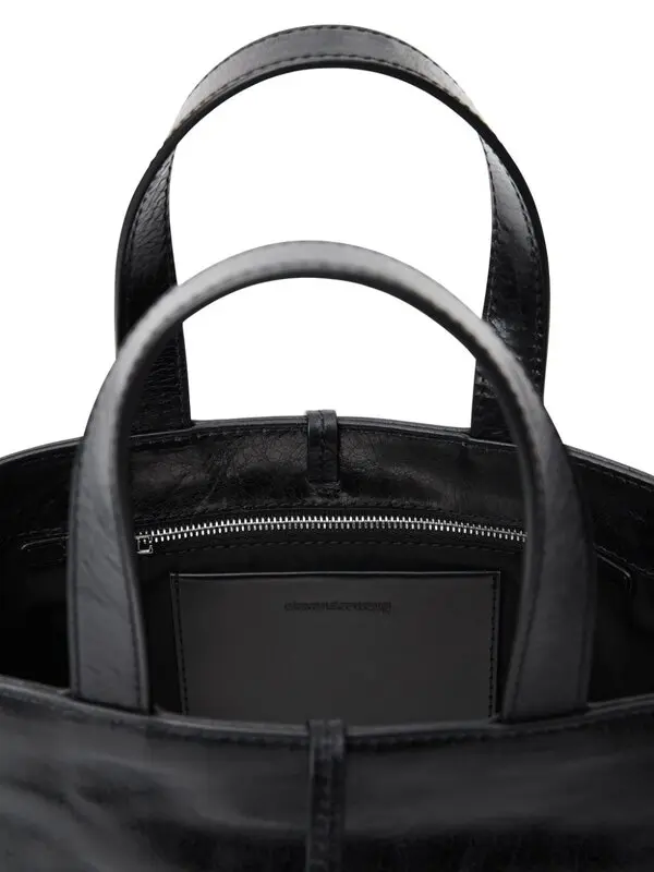 Alexander Wang Small Punch Leather Tote - Black