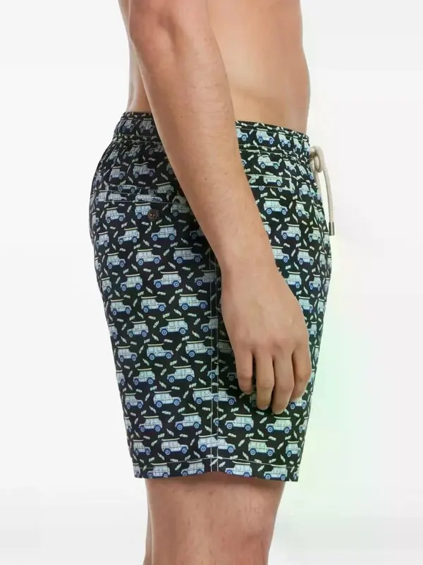 MC2 SAINT BARTH Lightning Micro Swim Shorts - Black