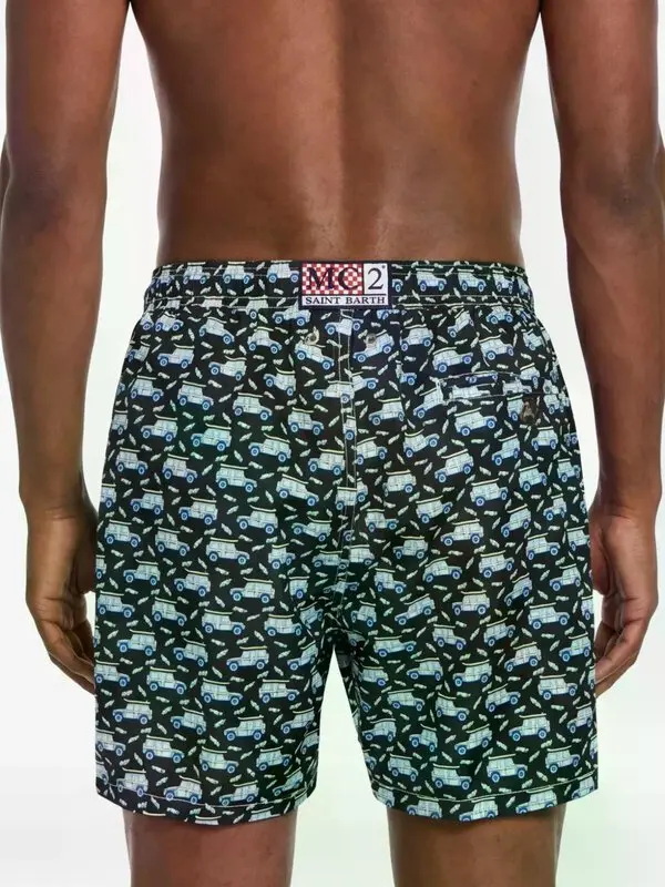 MC2 SAINT BARTH Lightning Micro Swim Shorts - Black