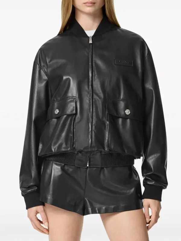 Versace Leather Blouson Jacket