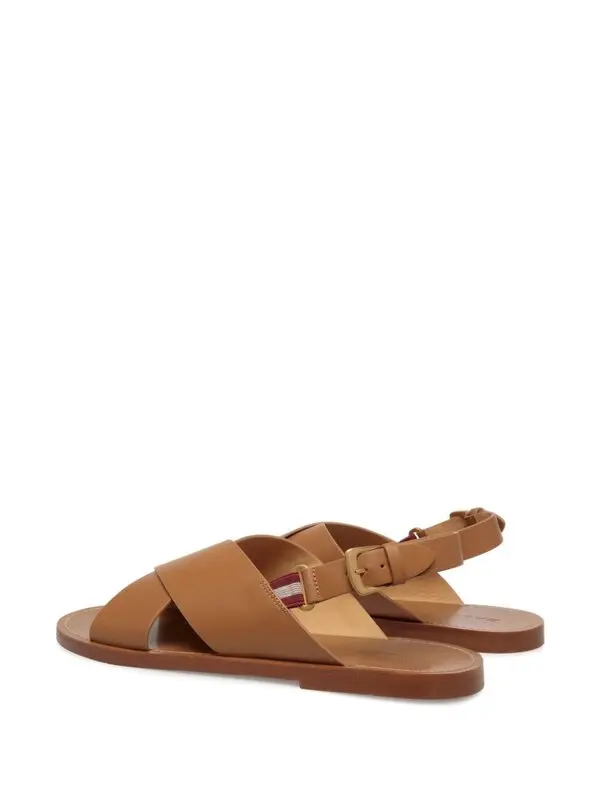 Bally Crossover-strap Leather Sandals