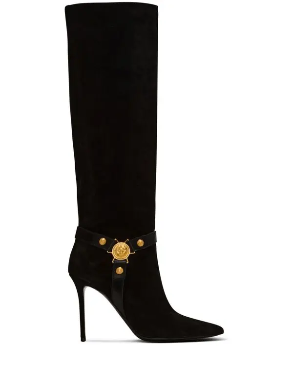 Balmain Eva 95mm Biker Boots