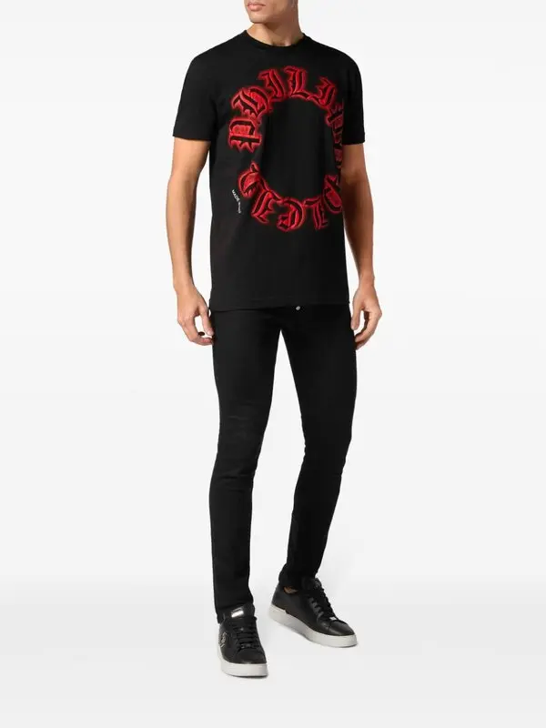 Philipp Plein Gothic Plein Cotton T-shirt