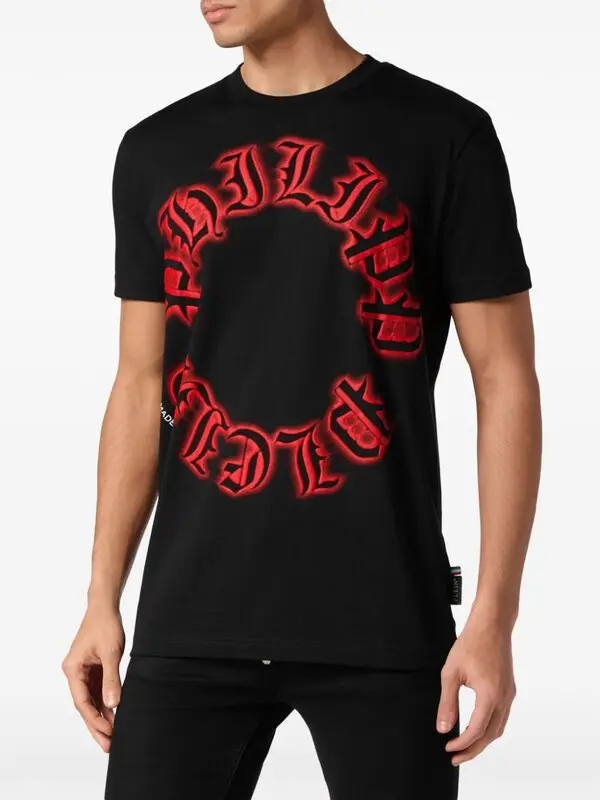 Philipp Plein Gothic Plein Cotton T-shirt
