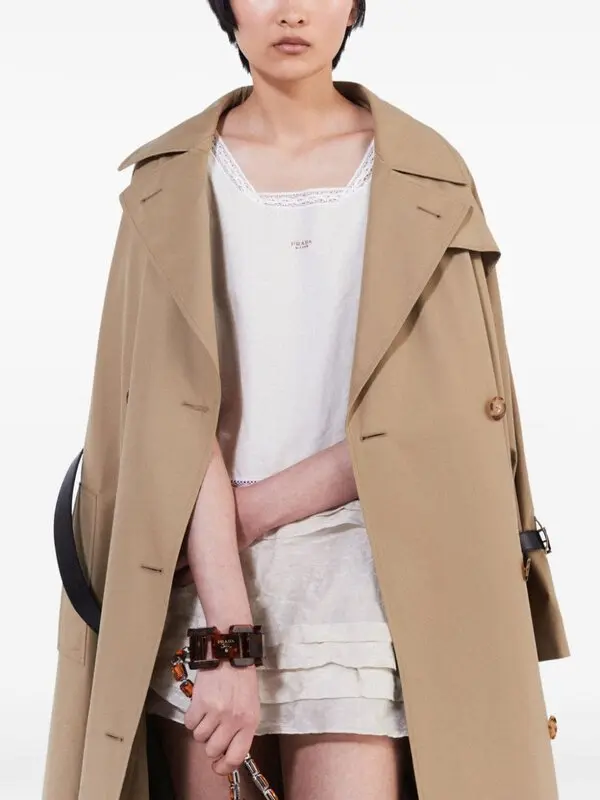 Prada Double-breasted Trench Coat