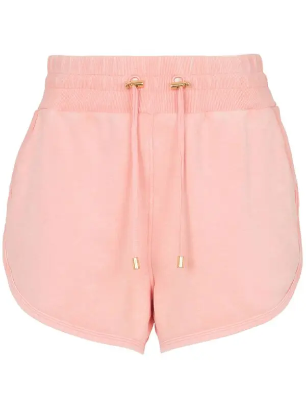 Balmain Embroidered Logo Shorts