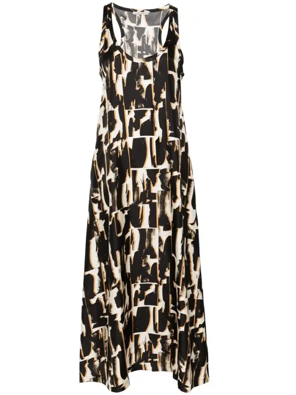 Asceno Allie Silk Midi Dress