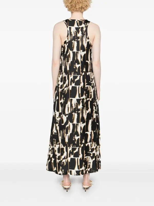 Asceno Allie Silk Midi Dress