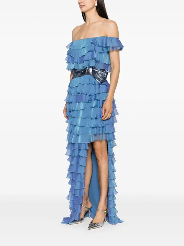 GEMY MAALOUF Off-shoulder Ruffled Gown