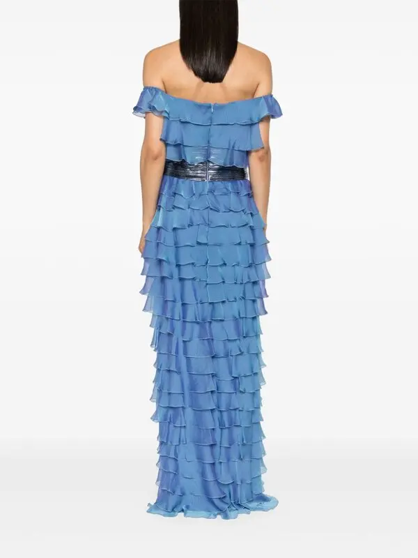GEMY MAALOUF Off-shoulder Ruffled Gown