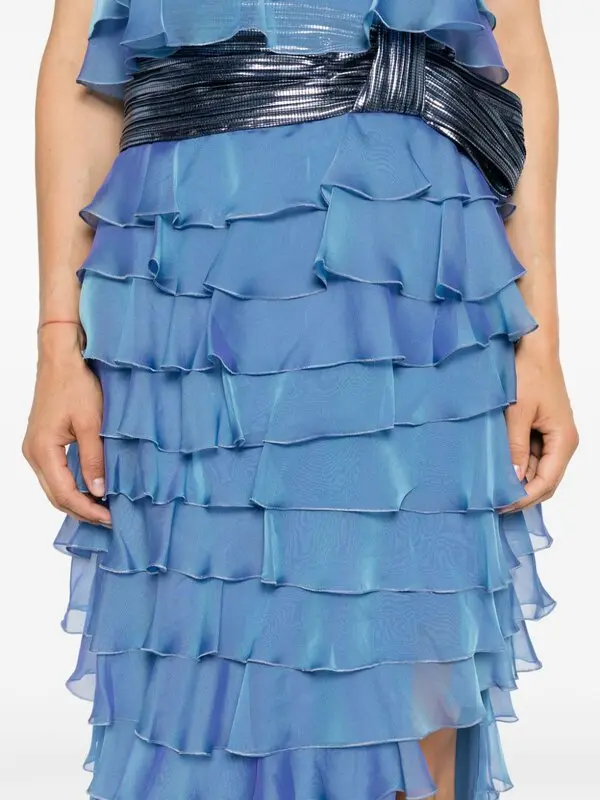 GEMY MAALOUF Off-shoulder Ruffled Gown