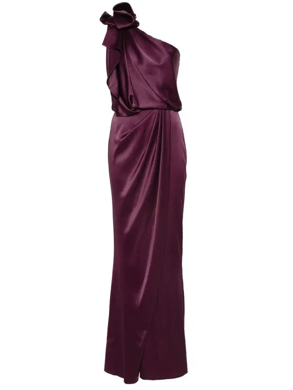 GEMY MAALOUF Satin Maxi Dress