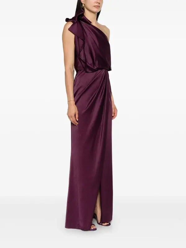 GEMY MAALOUF Satin Maxi Dress