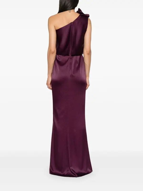 GEMY MAALOUF Satin Maxi Dress