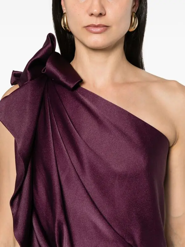 GEMY MAALOUF Satin Maxi Dress