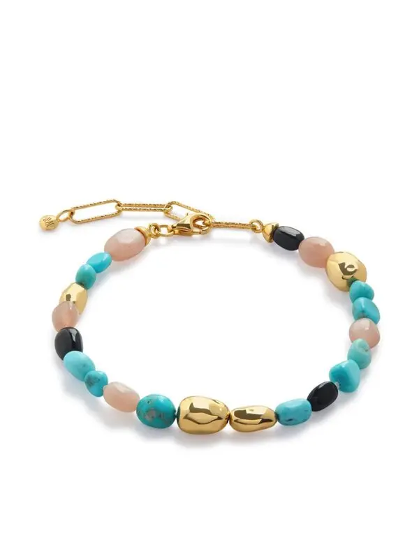 Monica Vinader Rio Multi Gemstone Beaded Bracelet - Blue