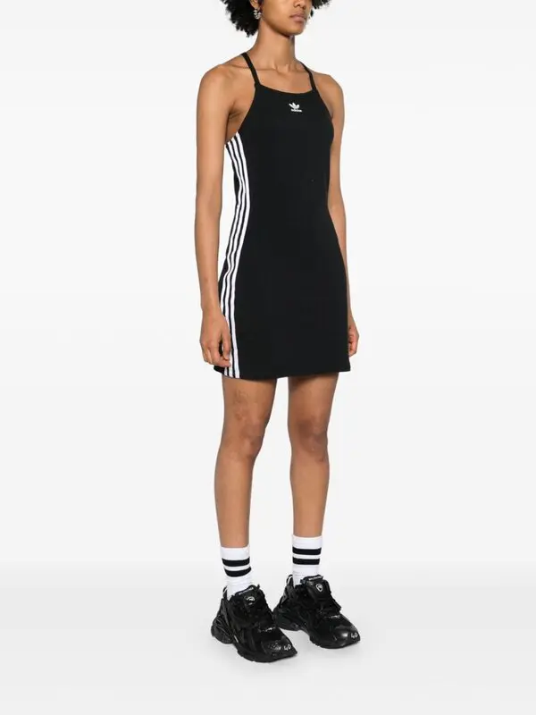 Adidas 3-stripe Jersey Minidress - Black