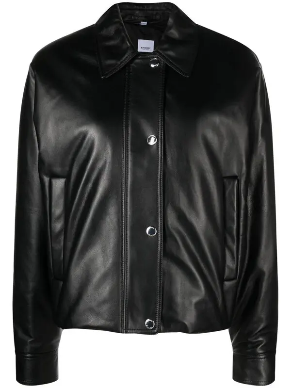 Burberry Two-pocket Leather Jacket