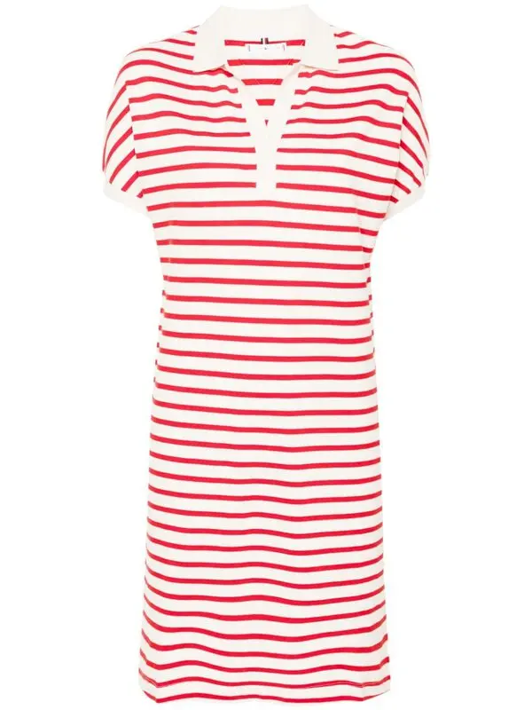 Tommy Hilfiger Bengal Stripe Piqué Polo Dress