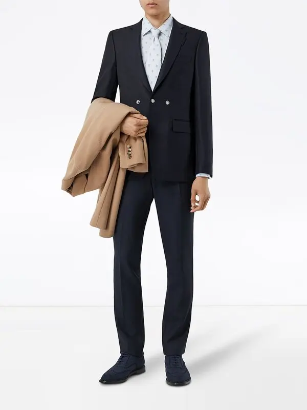Burberry English Fit Wool Mohair Tailored Jacket