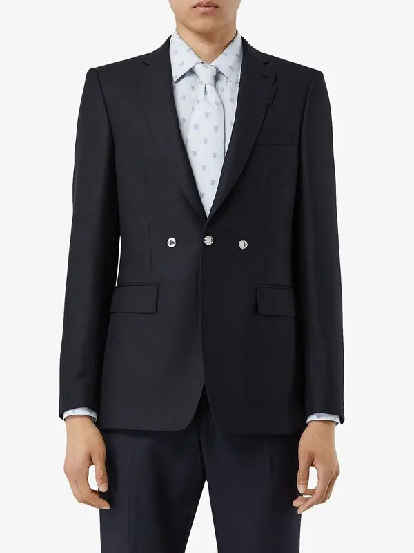 Burberry English Fit Wool Mohair Tailored Jacket