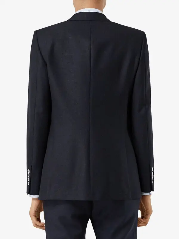 Burberry English Fit Wool Mohair Tailored Jacket