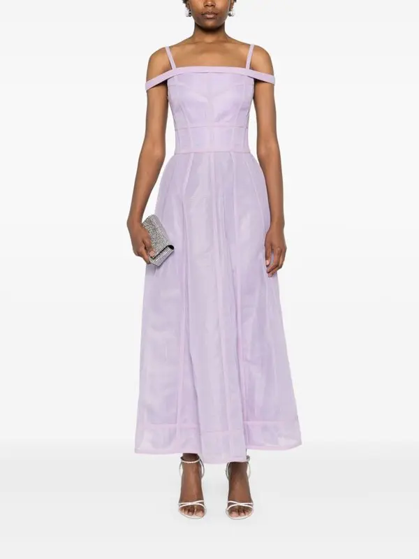 GEMY MAALOUF Princess-cut Midi Dress