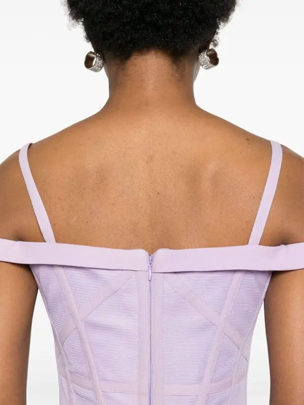 GEMY MAALOUF Princess-cut Midi Dress