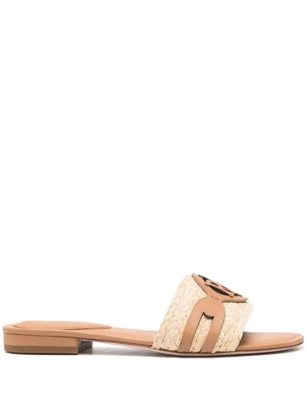 Ralph Lauren Alegra Leather Slides