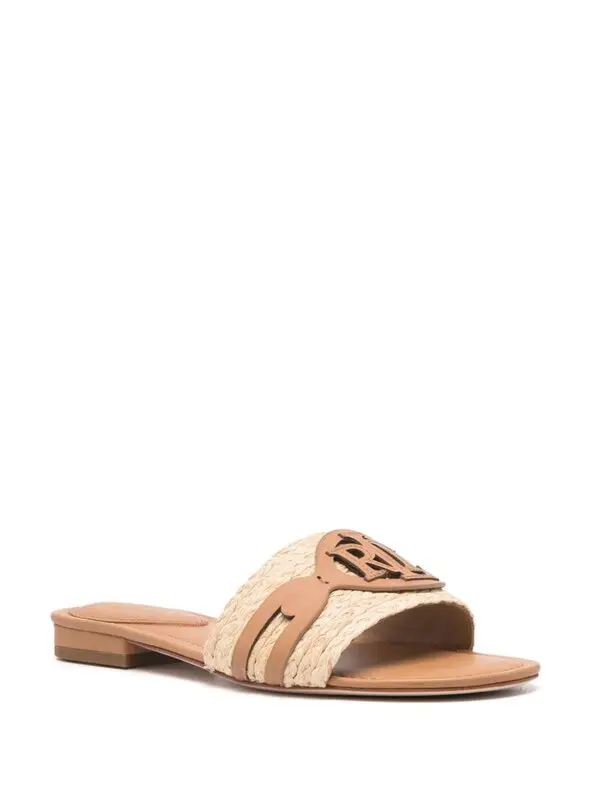 Ralph Lauren Alegra Leather Slides