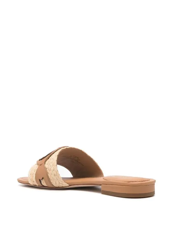 Ralph Lauren Alegra Leather Slides