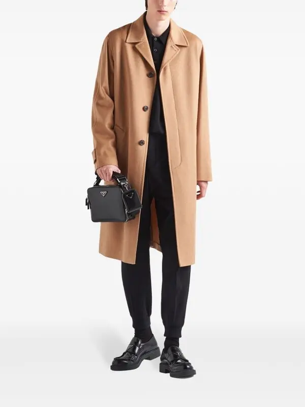 Prada Single-breasted Coat - Brown