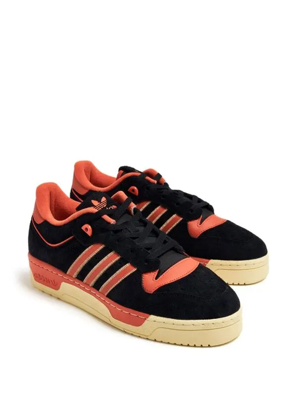 Adidas Rivalry 86 Lace-up Suede Sneakers - Black