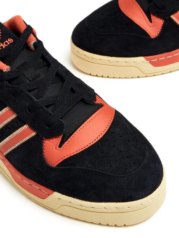 Adidas Rivalry 86 Lace-up Suede Sneakers - Black
