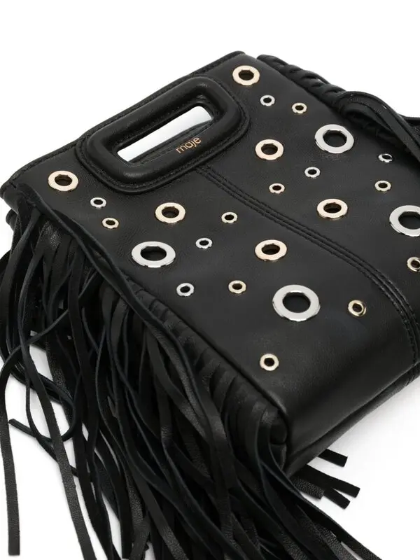 Maje Leather Mini Tote Bag