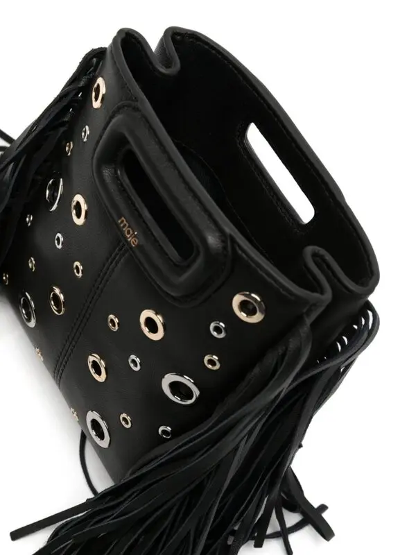 Maje Leather Mini Tote Bag