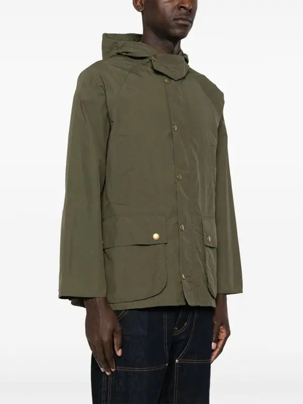 Hooded Jacket Barbour Bedale Green Men's Barbour SL Bedale Hooded