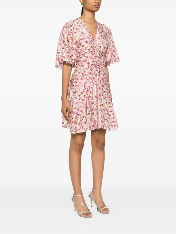 Isabel Marant Étoile Lienne Minidress - Neutrals