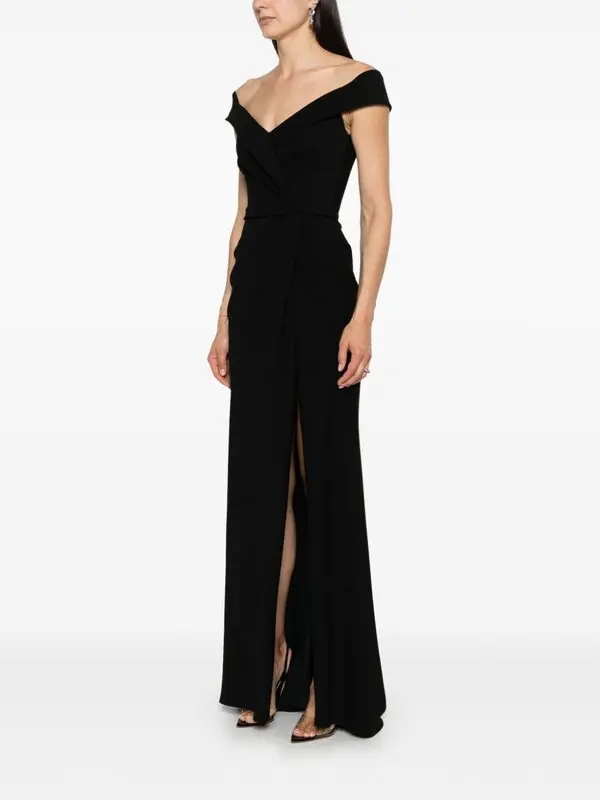 GEMY MAALOUF Off-shoulder Draped Gown