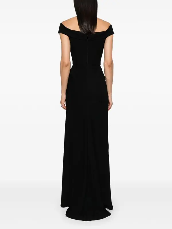GEMY MAALOUF Off-shoulder Draped Gown