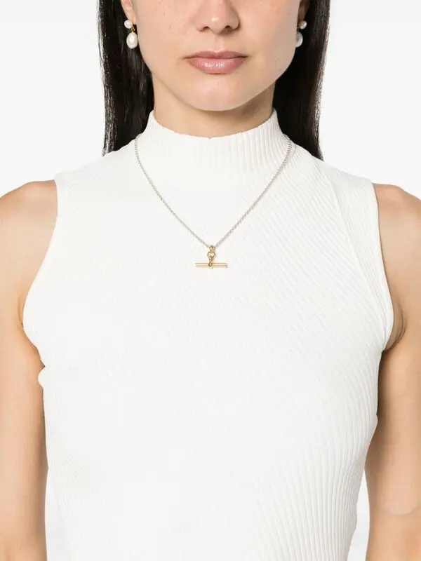 TOTEME Almaz Asymmetric Ribbed Tank Top - White