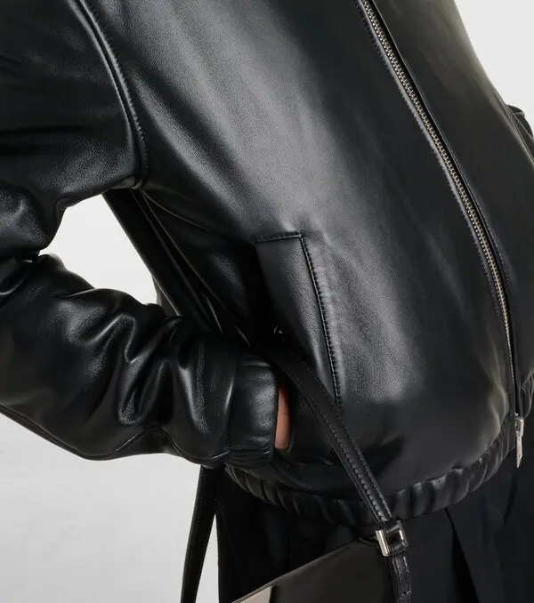 AMI Paris Leather Jacket