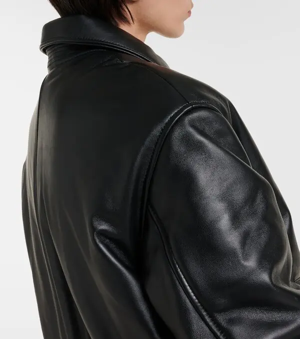 AMI Paris Leather Jacket