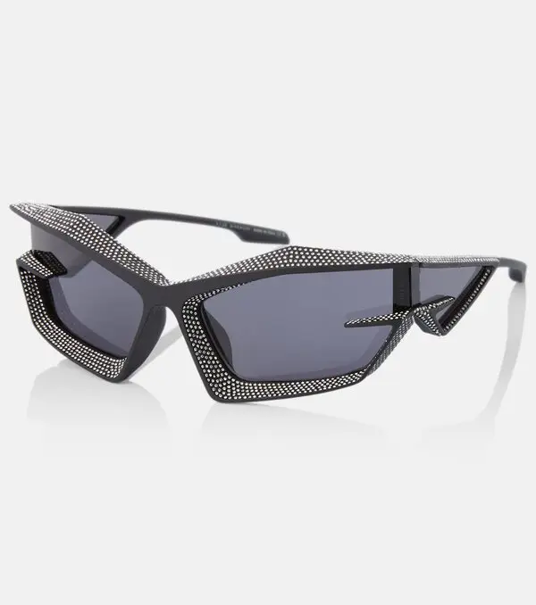 Givenchy Crystal-embellished Shield Sunglasses