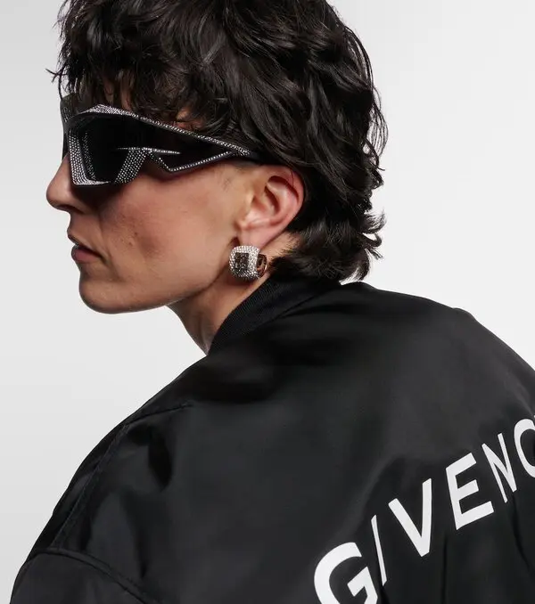Givenchy Crystal-embellished Shield Sunglasses