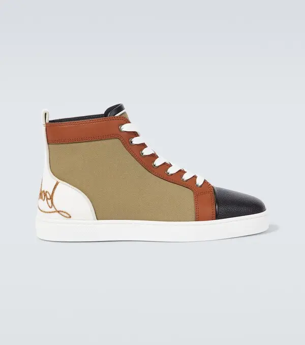 CHRISTIAN LOUBOUTIN Fun Louis High-top Sneakers - Multicoloured