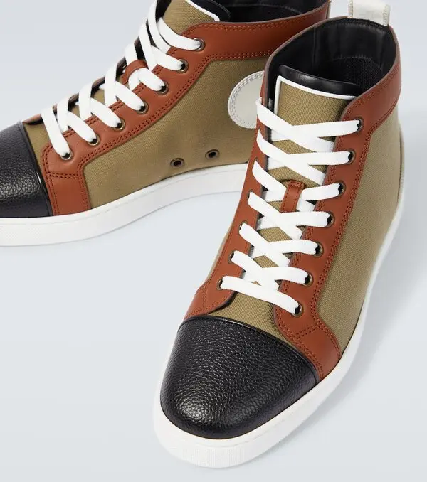CHRISTIAN LOUBOUTIN Fun Louis High-top Sneakers - Multicoloured