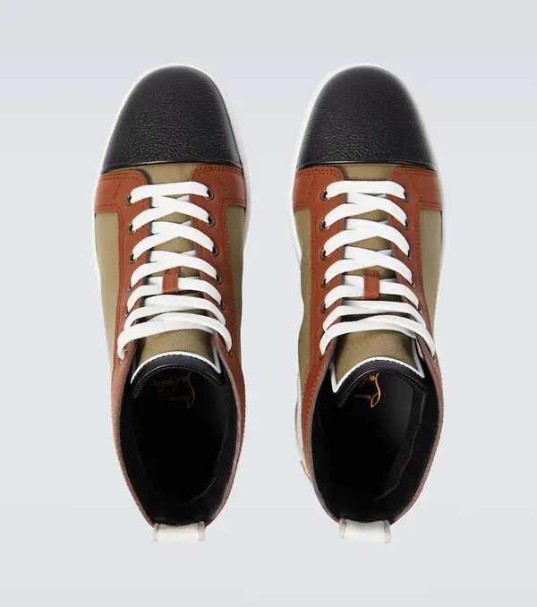 CHRISTIAN LOUBOUTIN Fun Louis High-top Sneakers - Multicoloured