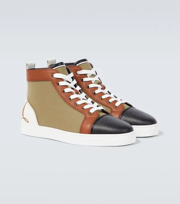 CHRISTIAN LOUBOUTIN Fun Louis High-top Sneakers - Multicoloured